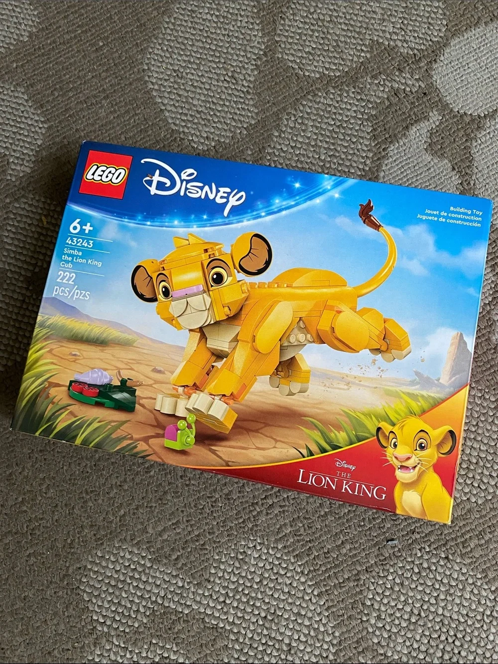 Lego | Toys | Lego Disney Simba The Lion King Cub 43243 Building Set ...